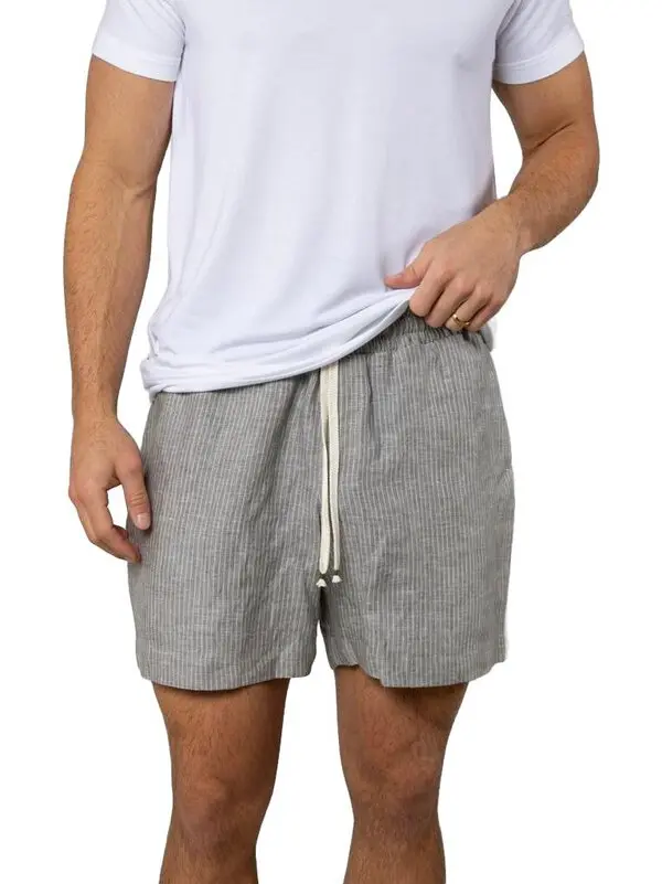 LEISURE LAB Malibu Linen Short - Jetty