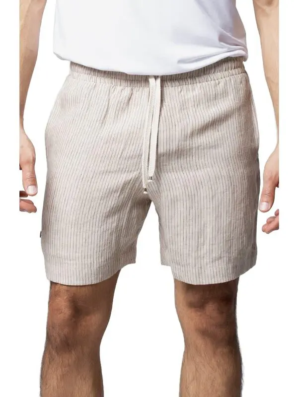 LEISURE LAB Malibu Linen Short - Sandbar