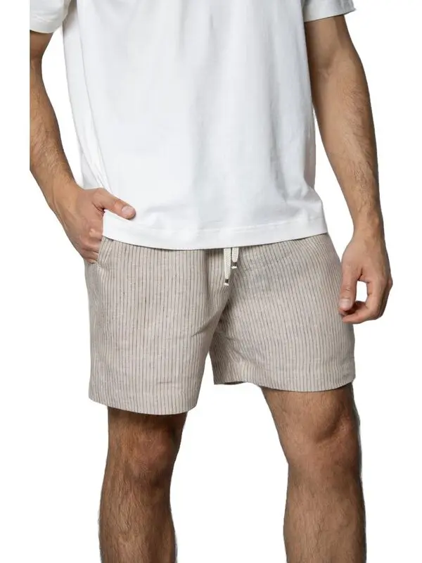 LEISURE LAB Malibu Linen Short - Sandbar