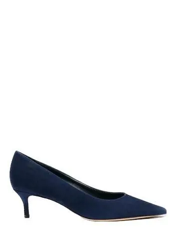 Marion Parke Classic Pump 45 Suede - Navy
