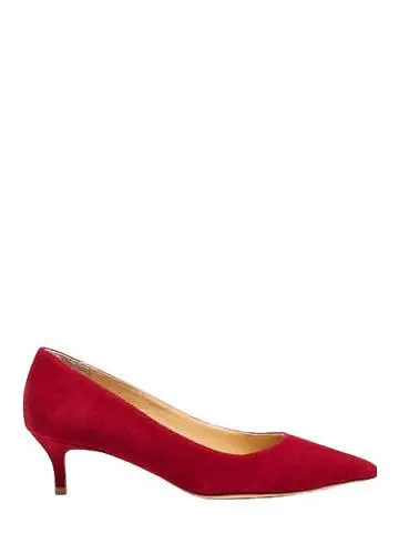 Marion Parke Classic Pump 45 Suede - Red