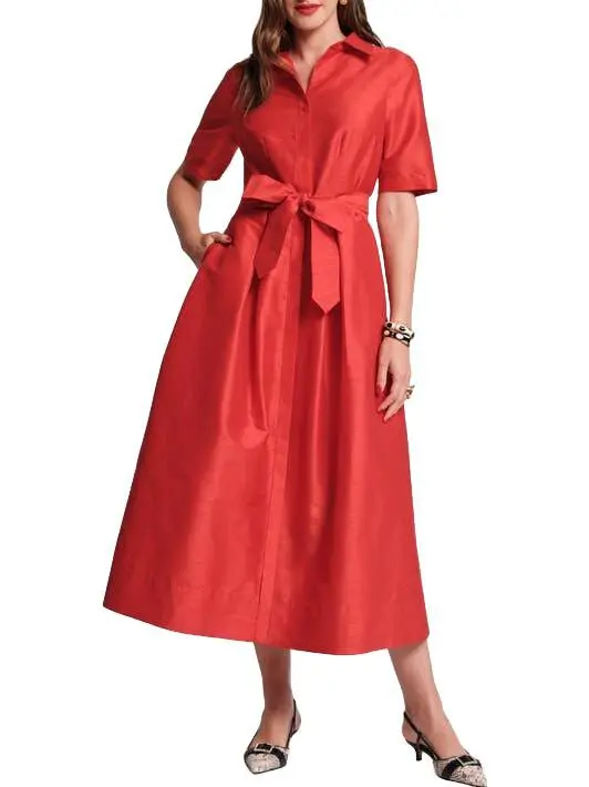 FRANCES VALENTINE Bella Maxi Dress - Red