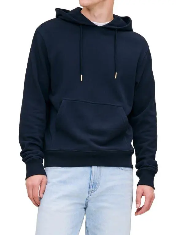 DL1961 Cotton French Terry Hoodie - Classic Navy
