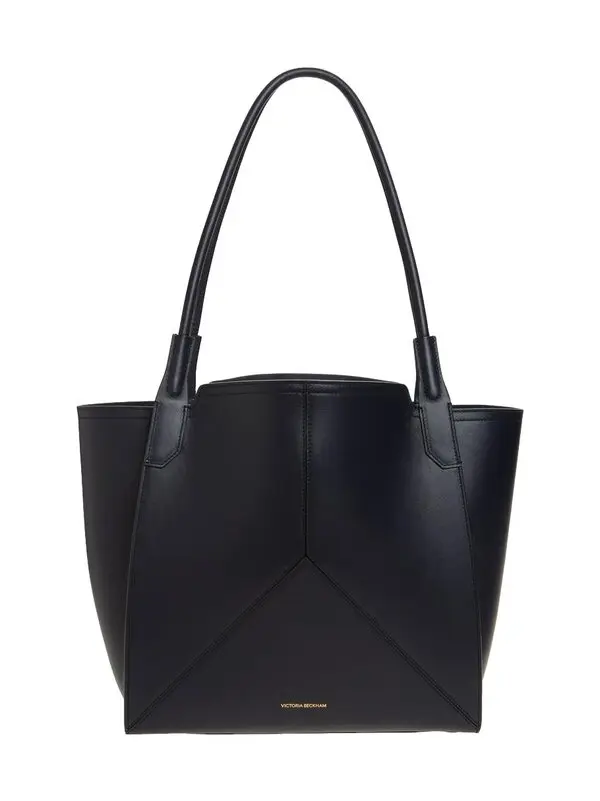 Victoria Beckham Small Leather Tote - Navy