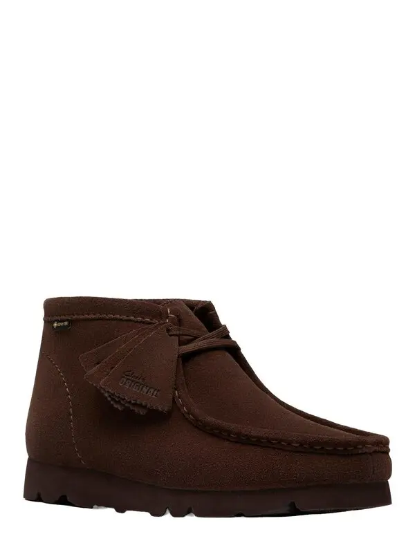 Clarks Wallabee Gore-tex® Waterproof Shoe - Dark Brown Suede