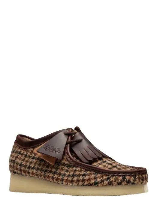 Clarks Wallabee Kiltie Chukka Boot - Brown Tweed Comb