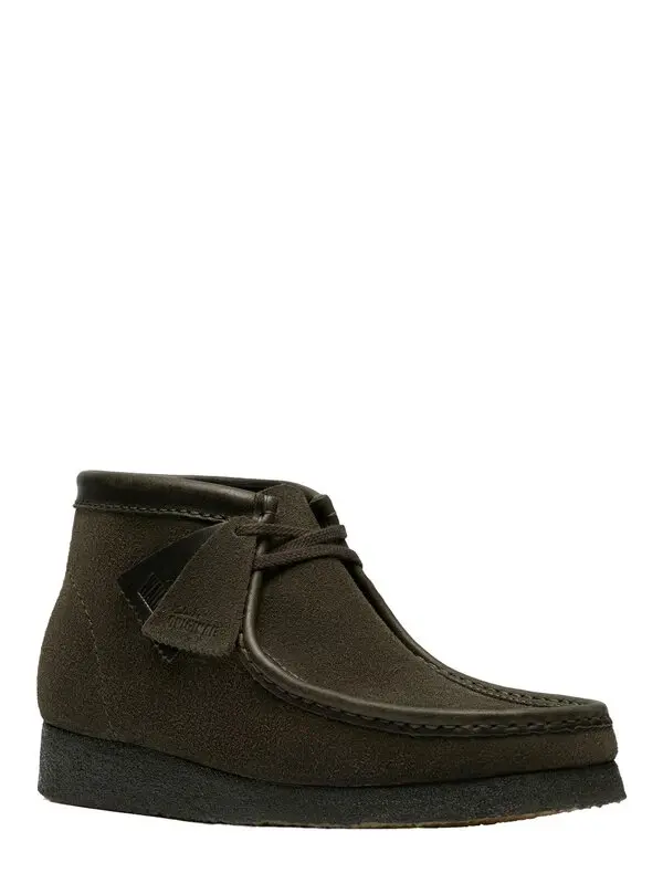 Clarks Wallabee Chukka Boot - Loden Green Sde