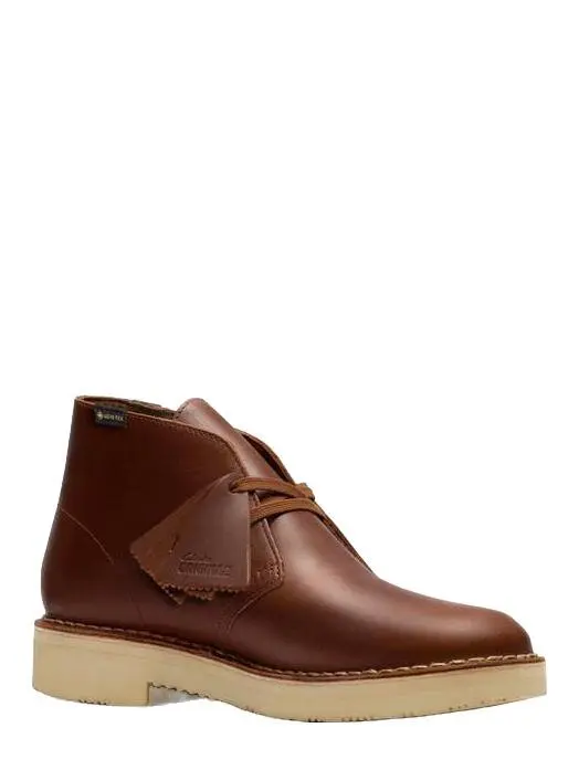 Clarks Gore-tex® Waterproof Desert Boots - Brown Leat