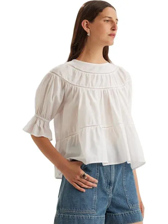 Merlette Sol Top - White