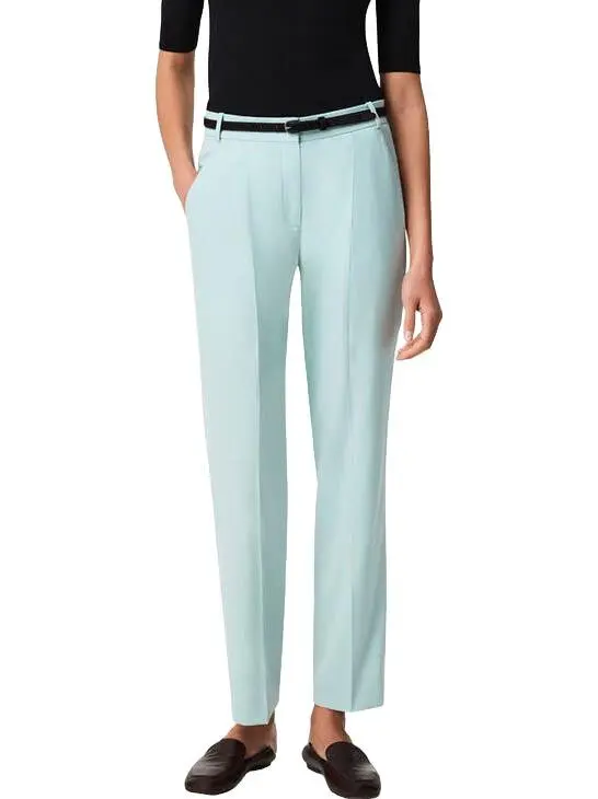 Another Tomorrow Peg Trouser - Mist