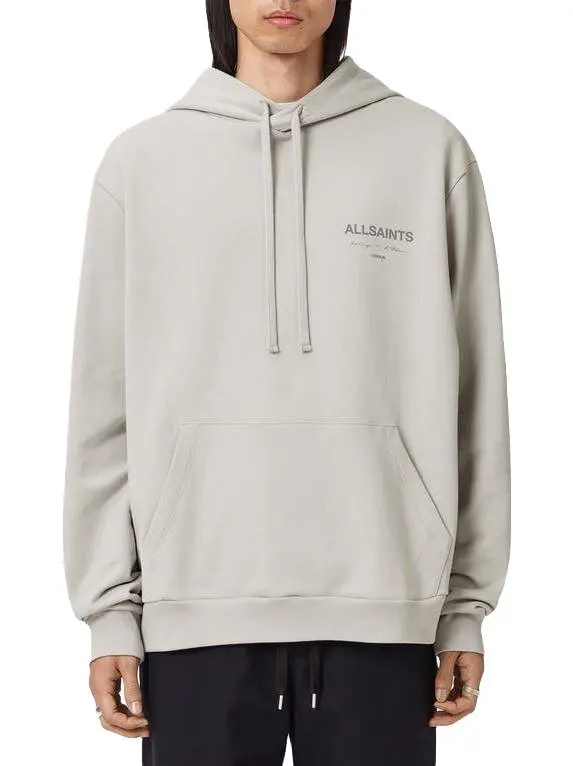ALLSAINTS Future Cotton Hoodie - Carbon Grey