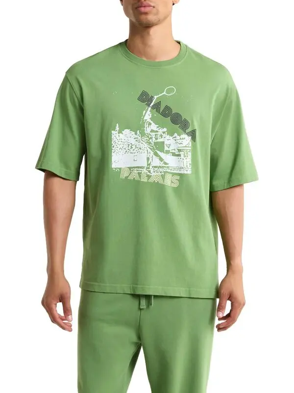 DIADORA Legacy Graphic T-shirt - Green English Ivy