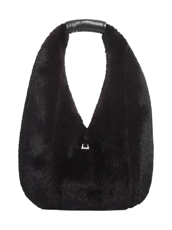 Apparis Colette Faux Mink Ring Bag - Noir Multi