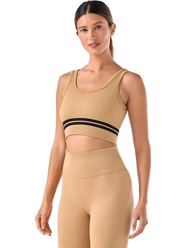 TAVI Seamless Vibe Rib Bra - Cappucino
