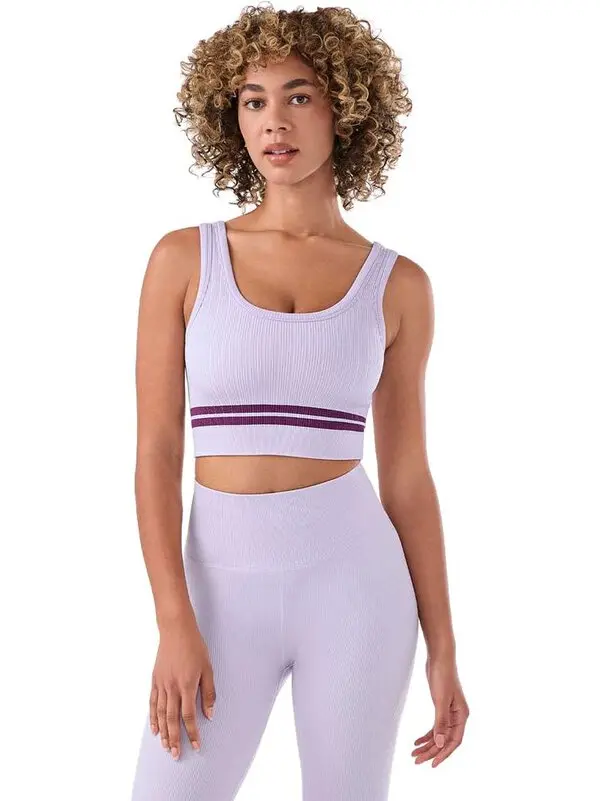 TAVI Seamless Vibe Rib Bra - Lavender