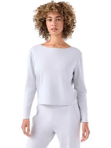 TAVI Brushed Tec Knit Long Sleeve - Ash