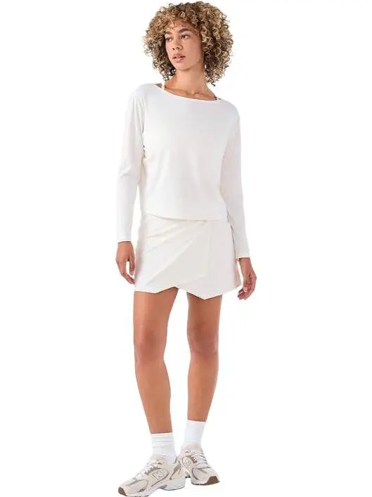 TAVI Brushed Tec Knit Long Sleeve - Coconut