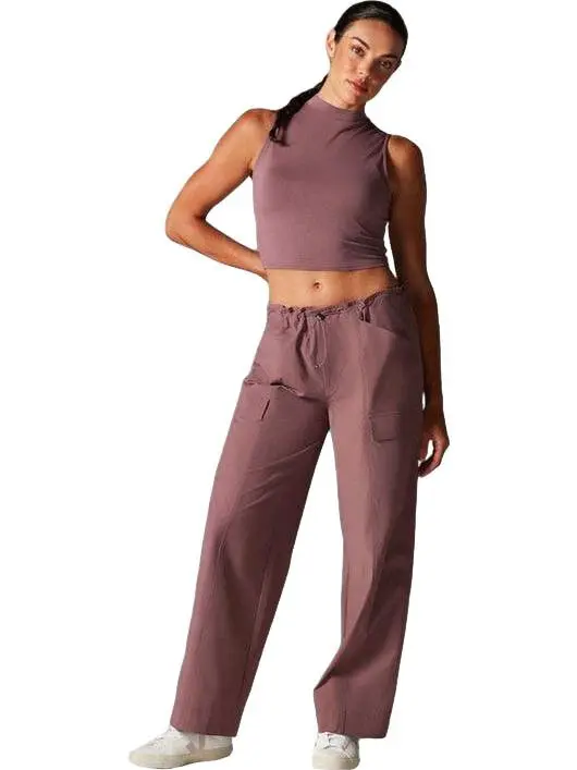 TAVI Nylon Spandex Warm Up Pant - Rose