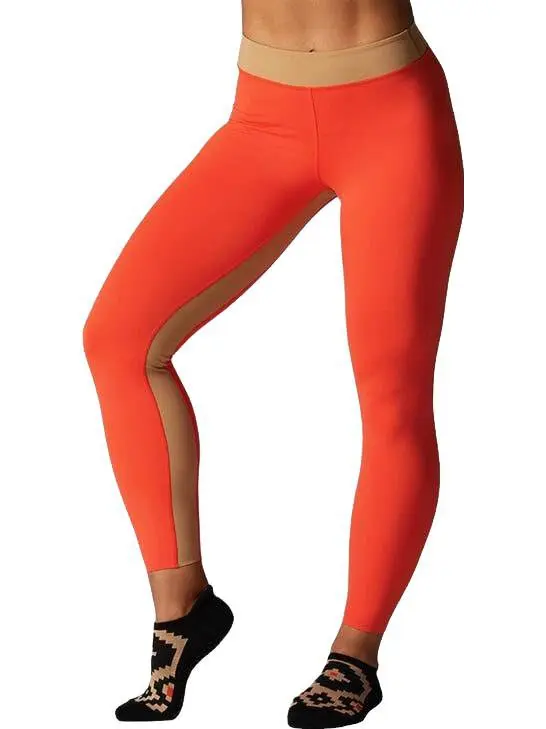 TAVI Mid-rise 7/8 Leggings - Magma/camel