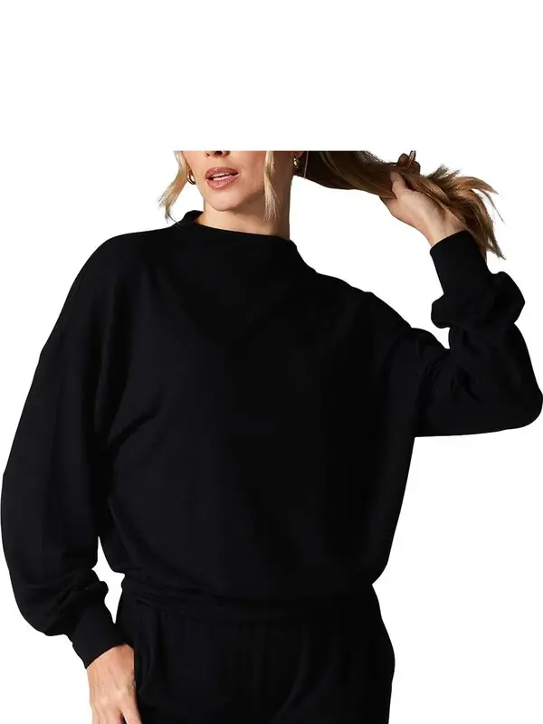 TAVI Slope Crew Neck Sweatshirt - Ebony