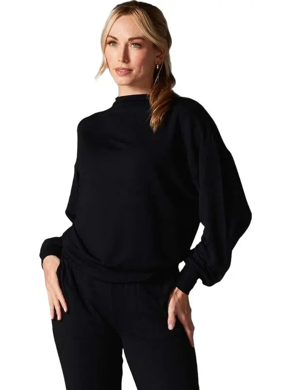 TAVI Slope Crew Neck Sweatshirt - Ebony