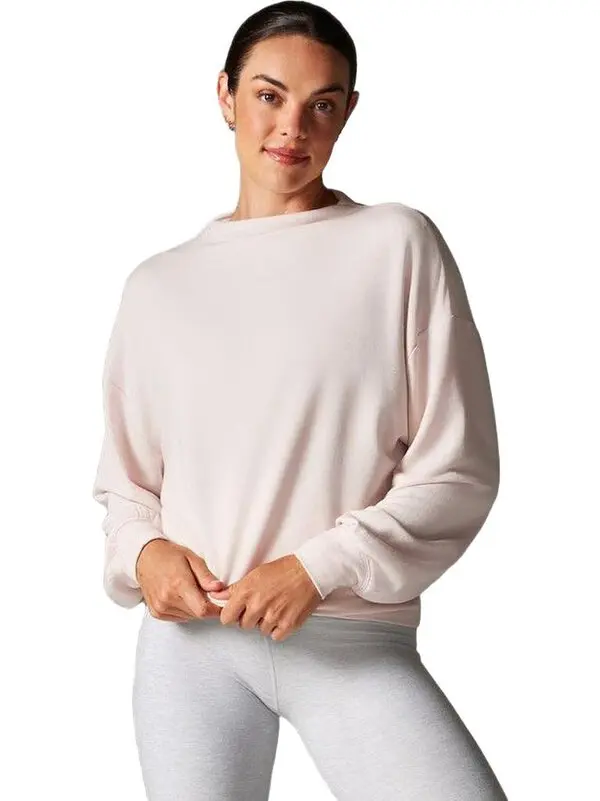 TAVI Slope Crew Neck Sweatshirt - Soft Blush