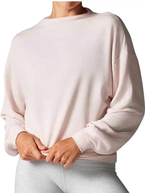 TAVI Slope Crew Neck Sweatshirt - Soft Blush