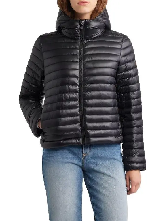 SAVE THE DUCK Babe Puffer Jacket - Black