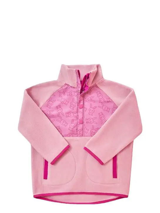 ROARSOME Fleece Zip-up Top - Pink