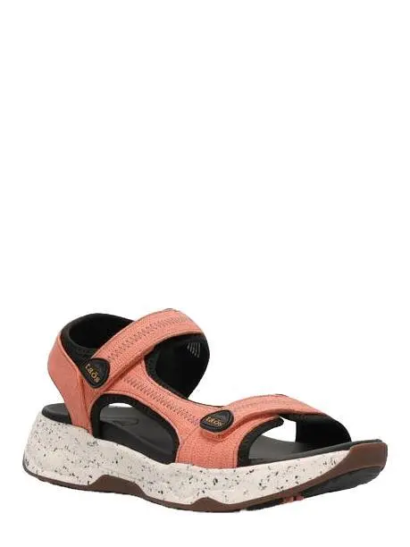 TAOS Super Side Sandal - Coral Emboss