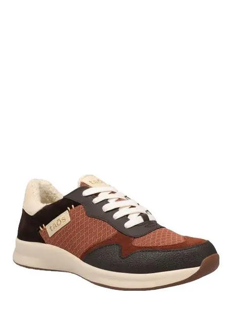 TAOS Detour Panelled Sneakers - Cocoa Multi