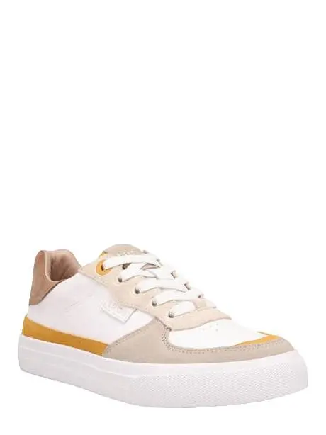 TAOS Pop Soul Leather Sneaker - Sand/mustard Multi
