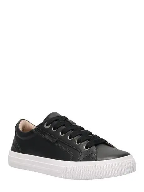 TAOS Plim Soul Luxe Leather Sneakers - Black/white