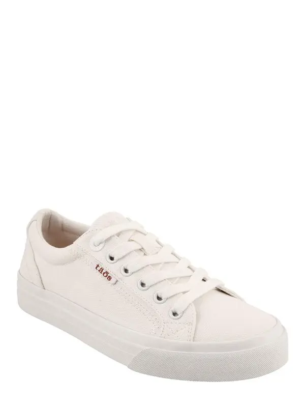 TAOS Plim Soul Sneaker - White Canvas