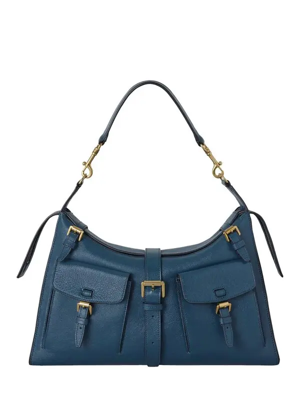 Mulberry Roxanne High-shine Leather Shoulder Bag - Out Of The Blue