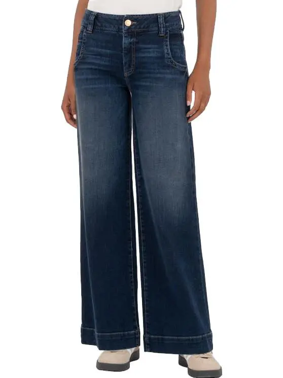 Kut From The Kloth Meg High-waist Wide-leg Jeans - Unequalled