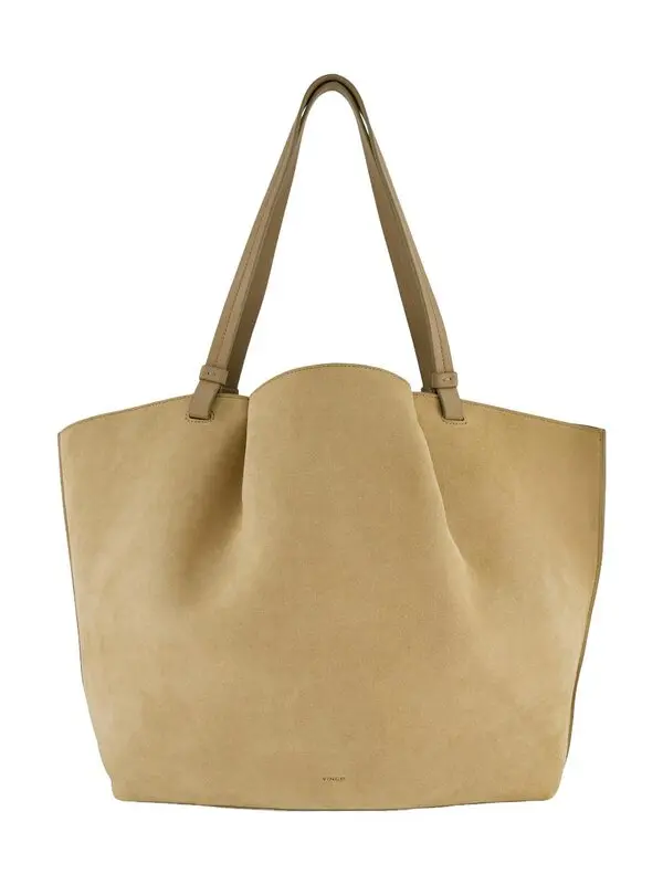 Vince Ava Leather Tote - Sandtrail