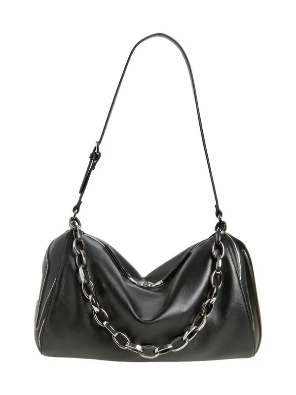 DIESEL® Load-d Faux Leather Shoulder Bag - Black