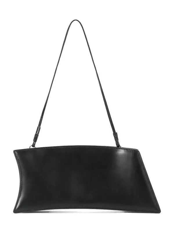 Staud Coco Leather Shoulder Bag - Black