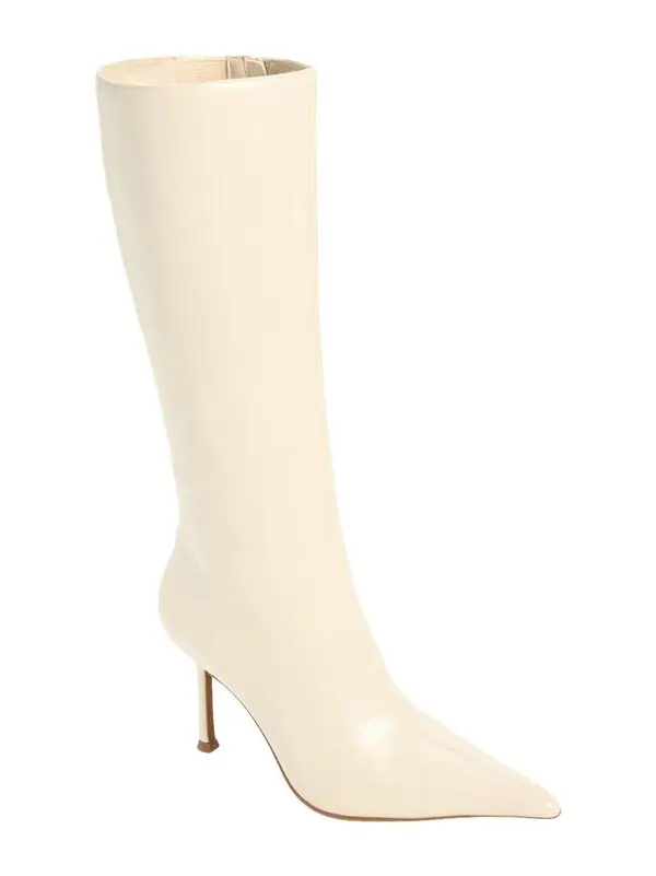 Jeffrey Campbell Darling Pointed Toe Boots - Ivory