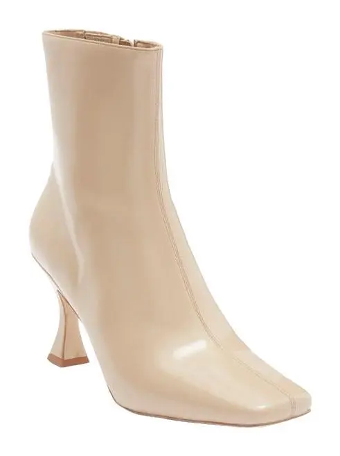 Jeffrey Campbell Chekmat Square Toe Bootie - Beige