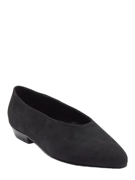 Jeffrey Campbell Collene Ballet Flat - Dark Grey Suede