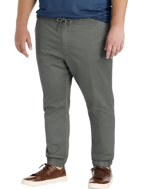 TRUE NATION BY DXL Big & Tall All-day Slim Fit Joggers - Castor Olive