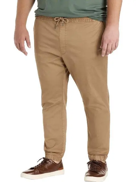 TRUE NATION BY DXL Big & Tall All-day Slim Fit Joggers - Portabella