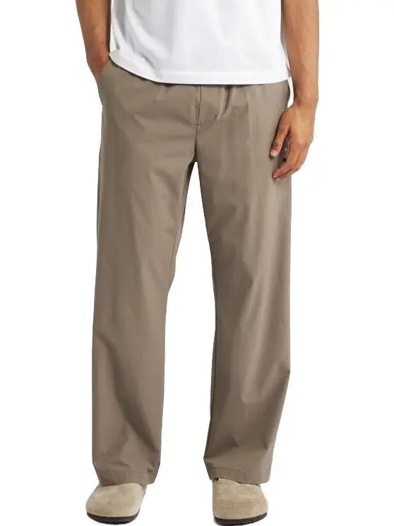 RIZORT Stretch Nylon Drawstring Pants - Khaki