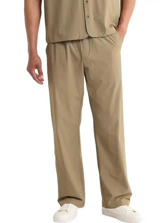 RIZORT Stretch Nylon Drawstring Pants - Olive