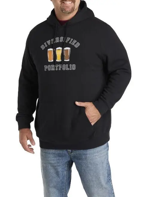LIFE IS GOOD Big & Tall Diversified Hoodie - Black
