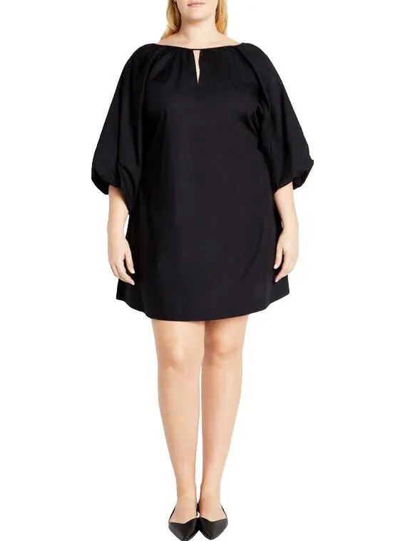 City Chic Lexi Mini Dress - Black