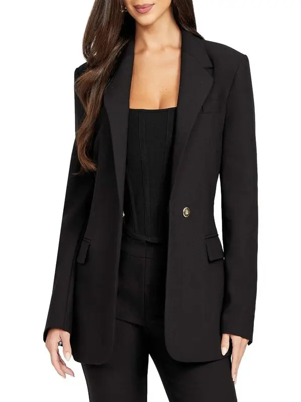 MARCIANO Dalia Belted Blazer - Black