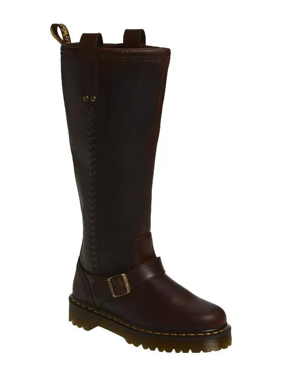 Dr. Martens Anistone Knee High Boots - Dark Brown
